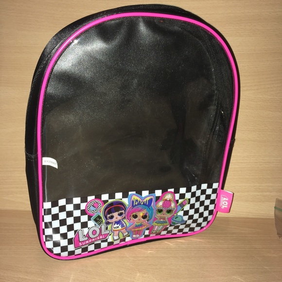 L.O.L. Surprise! | Accessories | New Backpack Clear Black Hot Pink ...